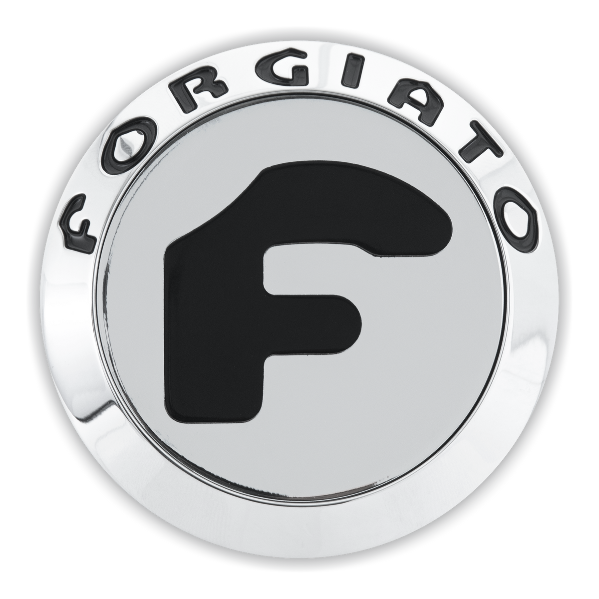 Billet Floating Cap - Polished/Black – Forgiato Wheels